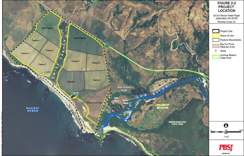 El Sur Ranch :: Water Rights Application Information